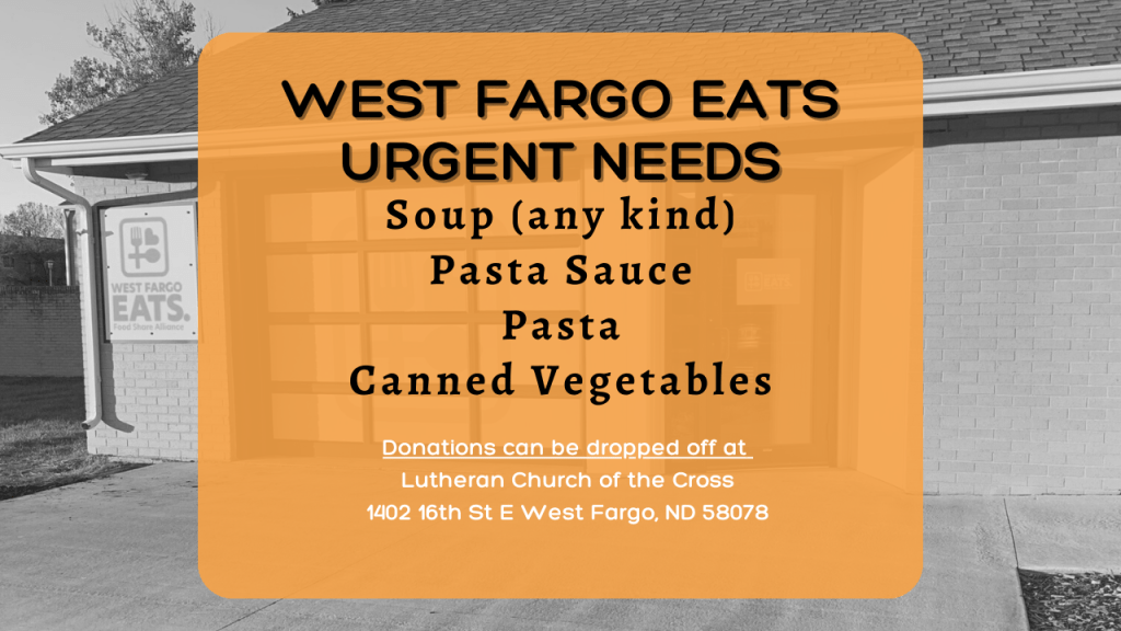 West Fargo Eats – Lutheran Church of The Cross